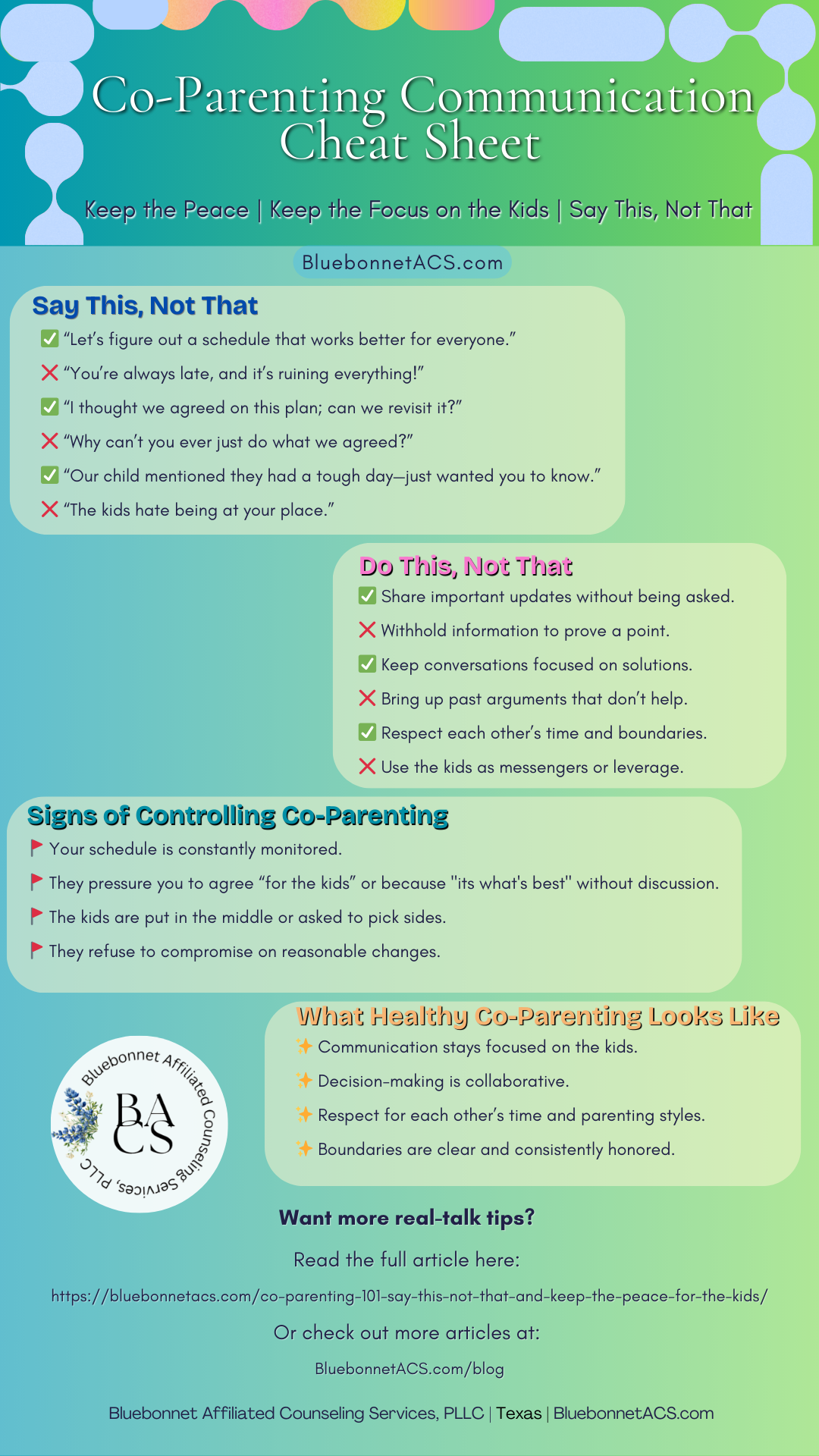 Free Printable Resources - Bluebonnet Affiliated Counseling Services, PLLC